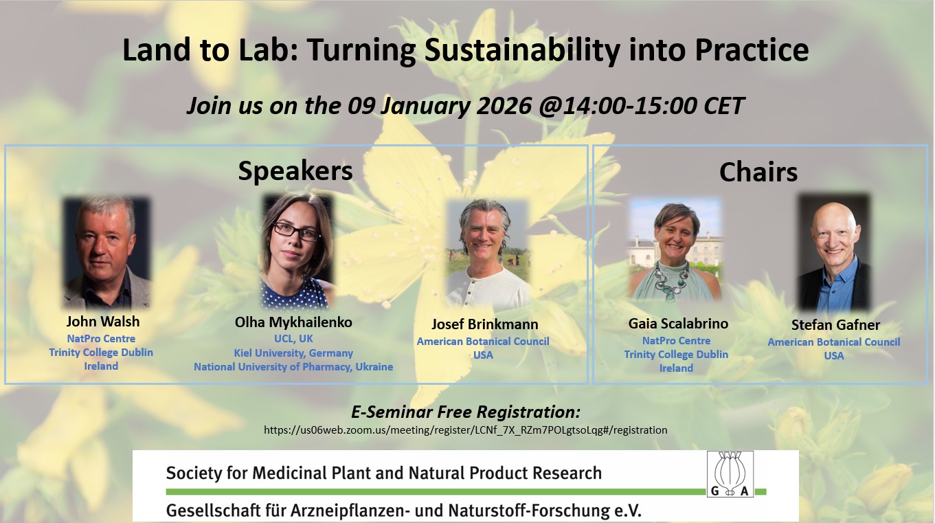 Land to Lab: Turning Sustainability into Practice, 09.01.2026 - Society ...